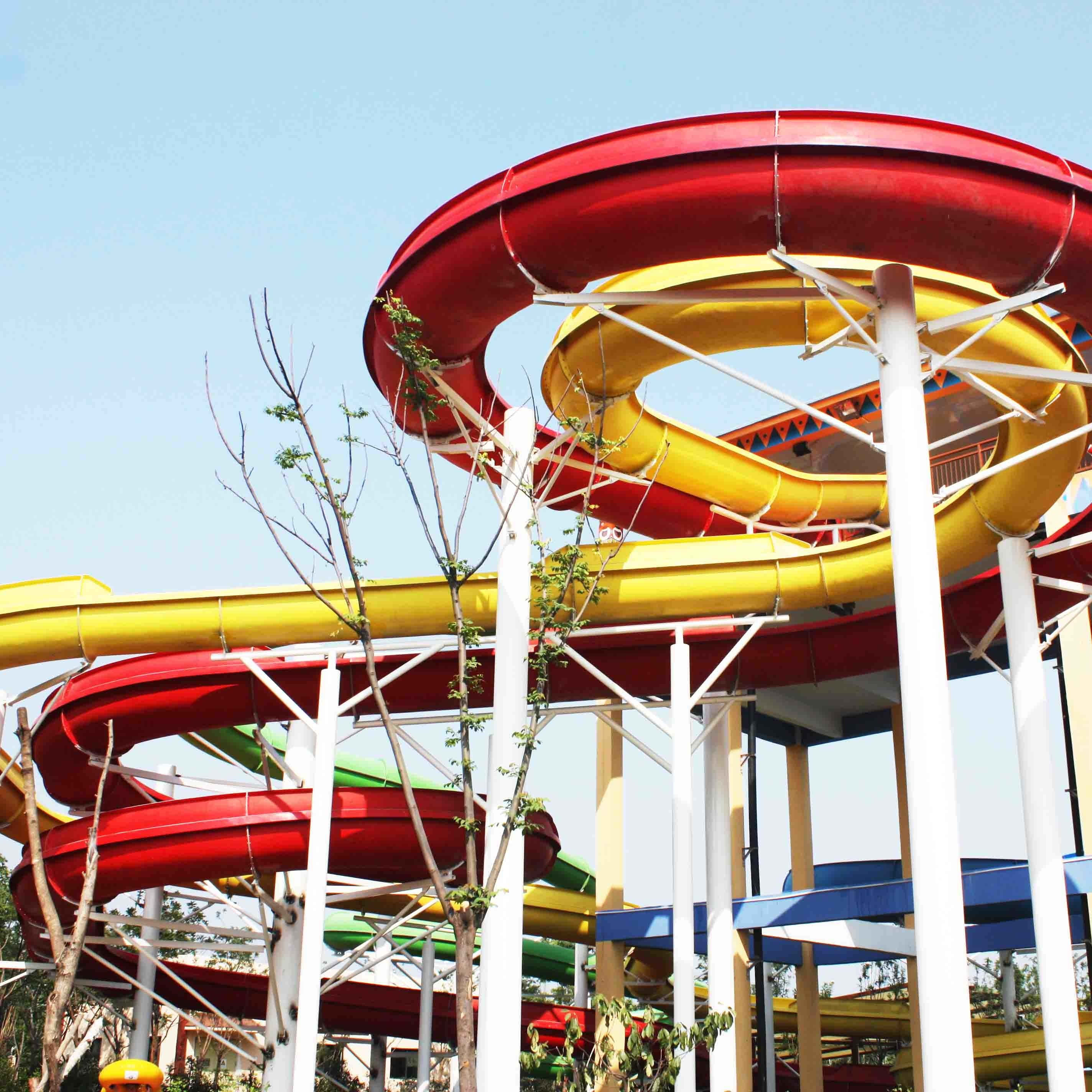 Tobogán acuático plástico del espiral largo de la balsa con 304 ...